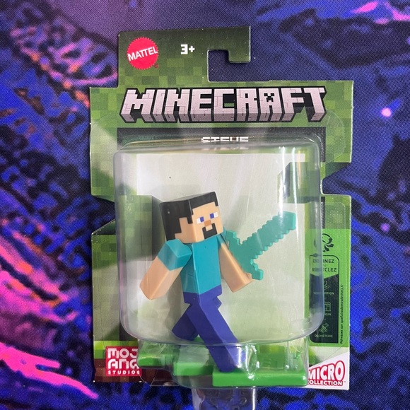 Mattel | Toys | Mattel Minecraft Steve Figure | Poshmark